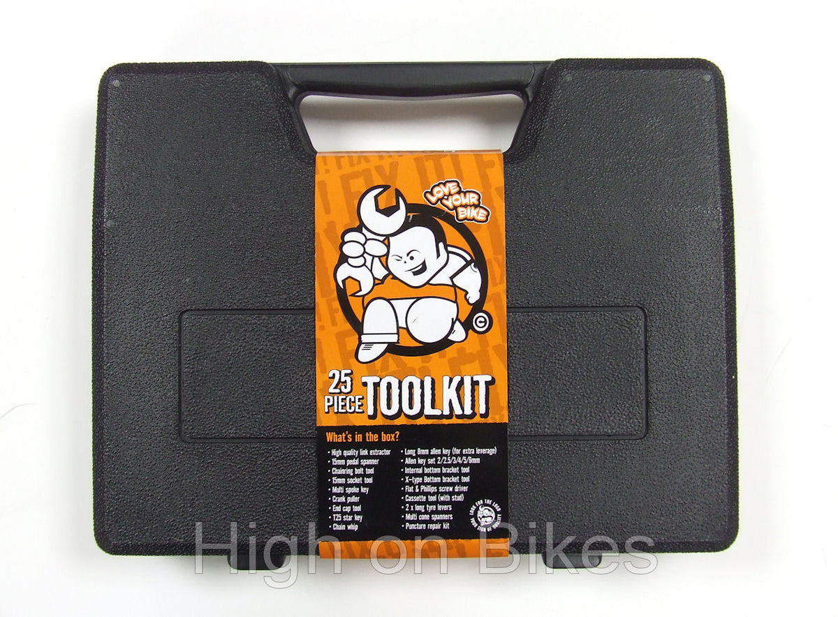Fat Spanner 25 Piece MTB / Road Bike Tool Kit | High on Bikes