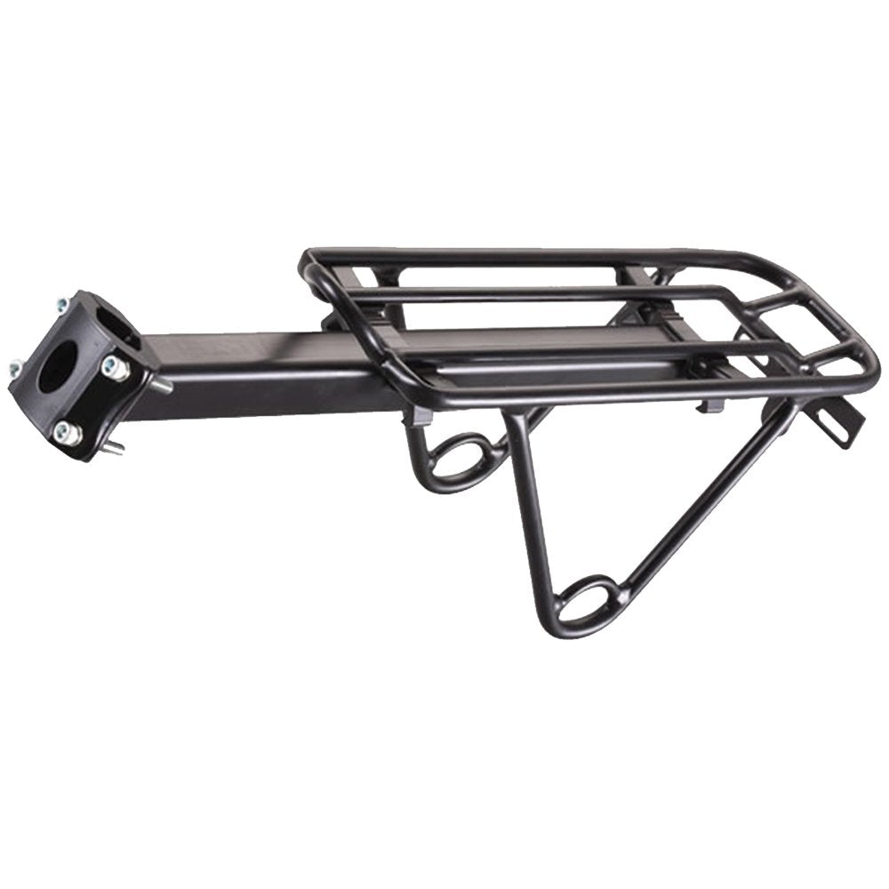 Oxford Alloy Seatpost Fit Pannier Rack - Black | High on Bikes