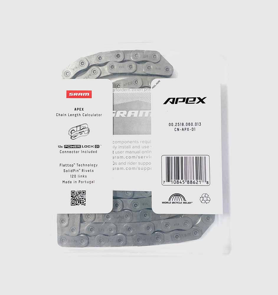 SRAM Apex D1 FlatTop 12 Speed Road Bike Chain - 120 Links HighonBikes ...