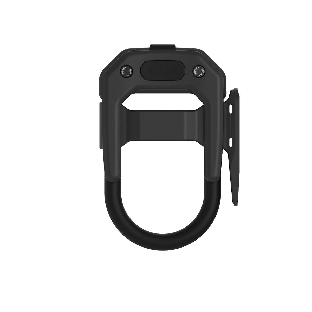 Hiplok DXF D Lock with Frame Clip - All Black | High on Bikes