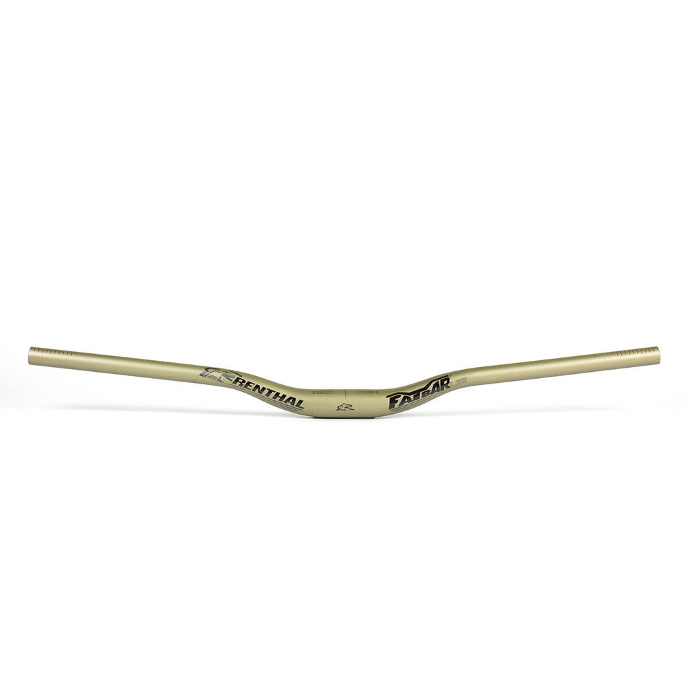 Renthal Fatbar Lite V3 - 35mm Alloy Riser Handlebars Black | High on Bikes
