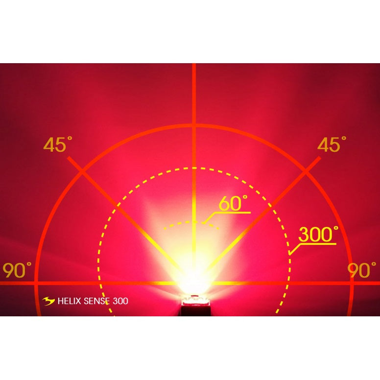 Moon Helix Sense 300lm LED Rechargeable Rear Light | High on Bikes