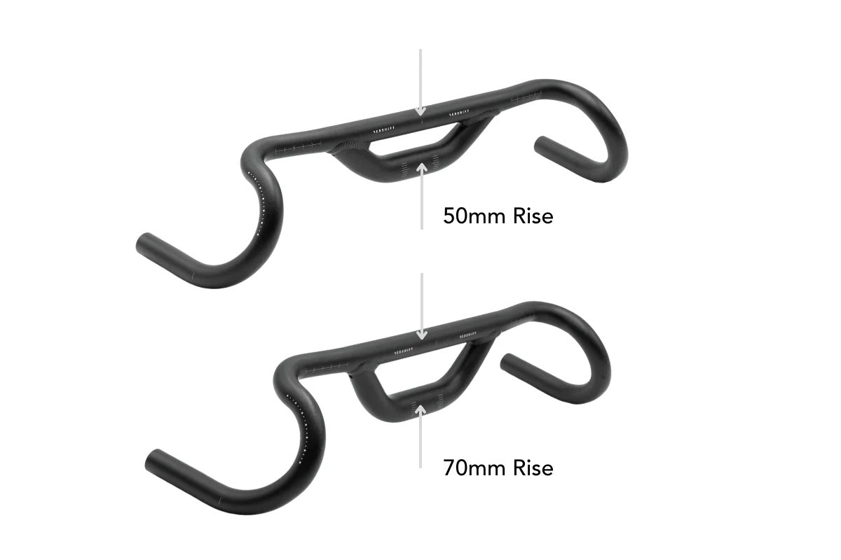 Redshift Top Shelf Handlebars 50mm / 70mm Rise | High on Bikes