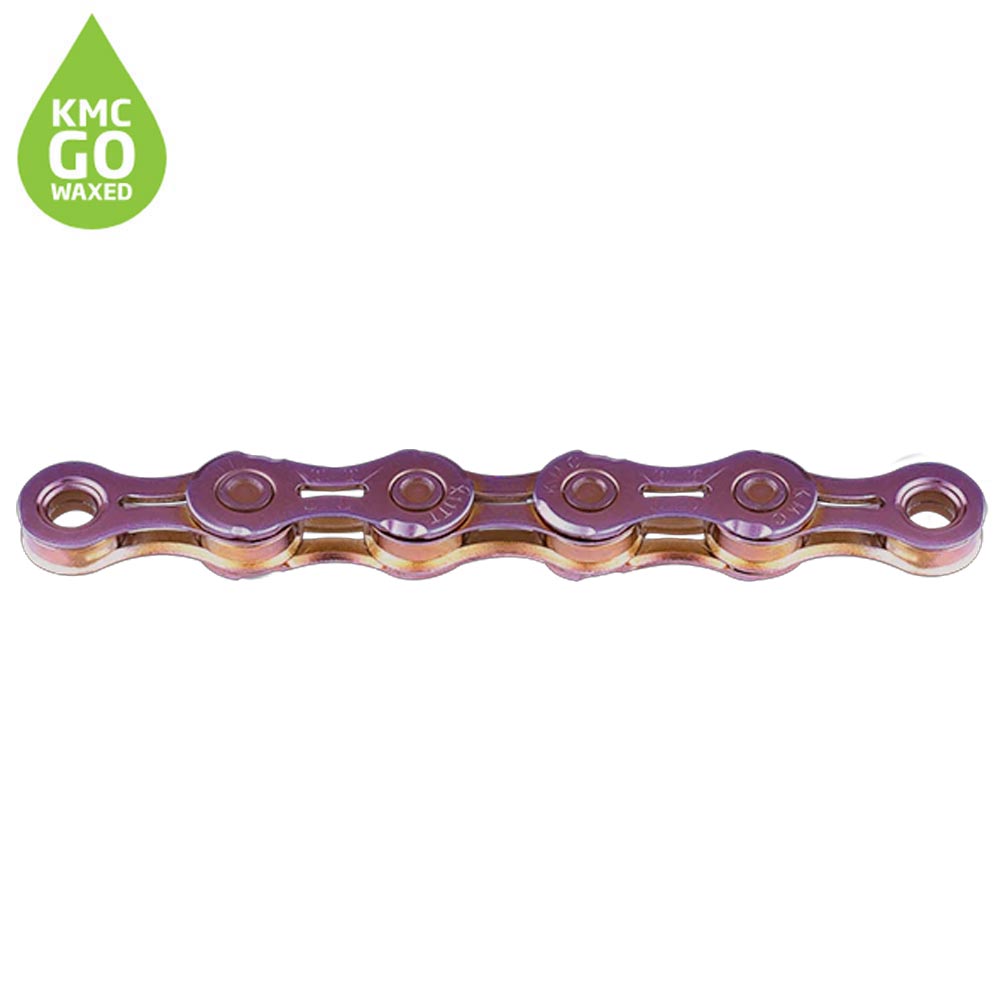 KMC TT11 Waxed Chain - 11 Speed - 118L - Neo Chrome from HighonBikes ...